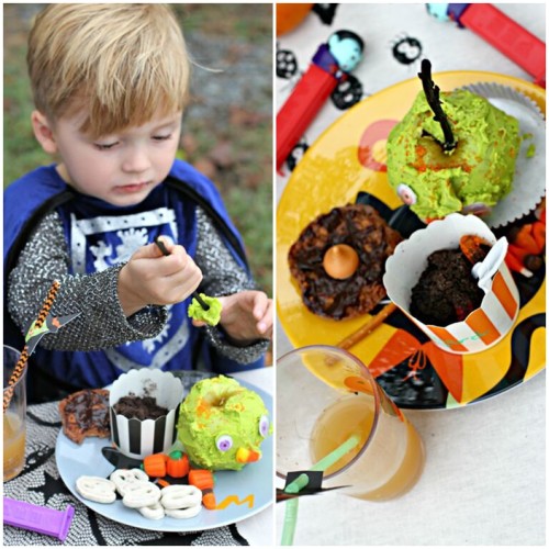 Halloween Candy Apple Monsters - Sarah Sofia Productions
