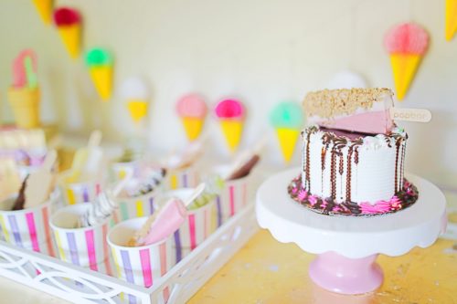 Ice Cream Pop Bar Party - Sarah Sofia Productions